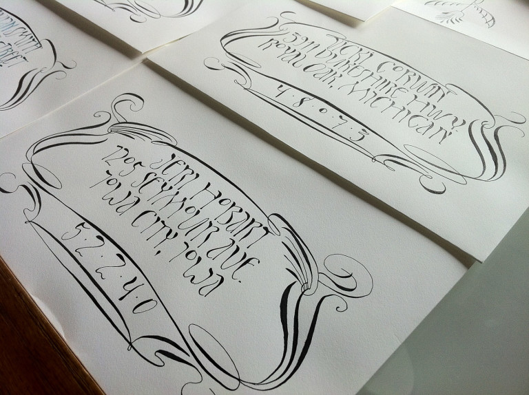 Styles – JPanter Caligraphy