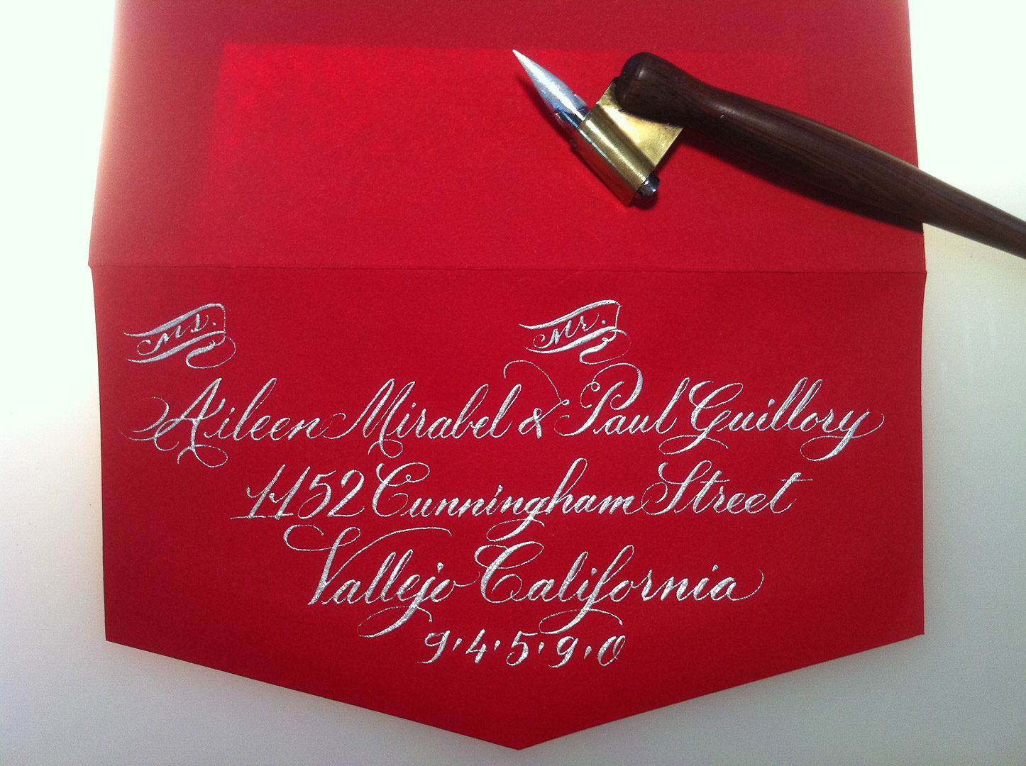 Envelopes & Flourishing – JPanter Caligraphy