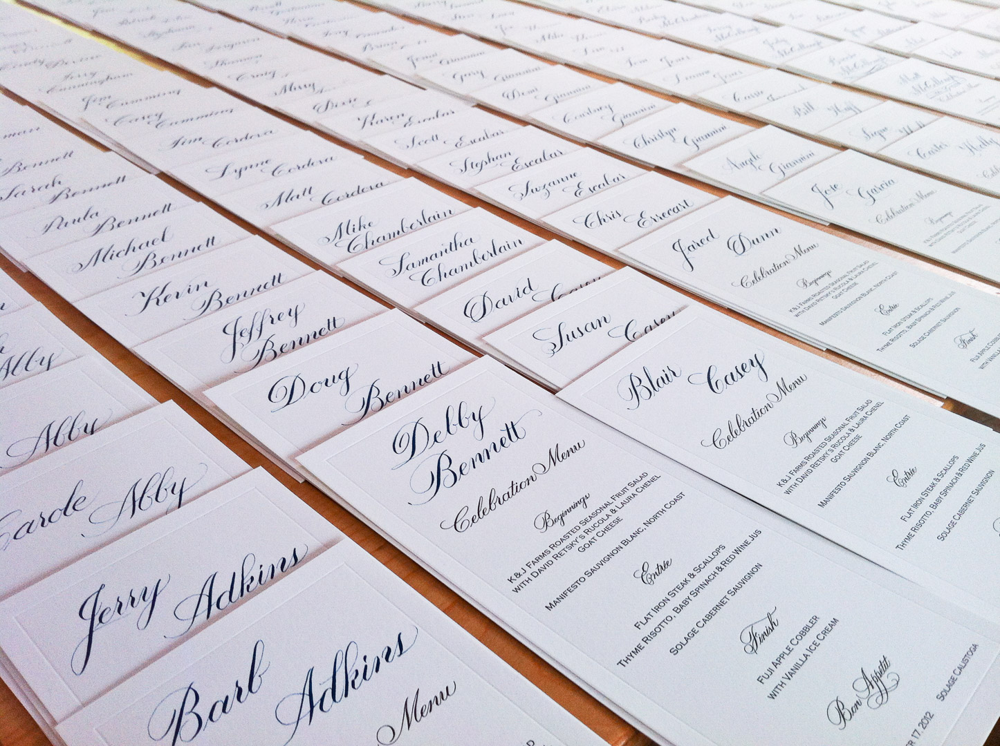 Invitations, Programs, & Menus – JPanter Caligraphy